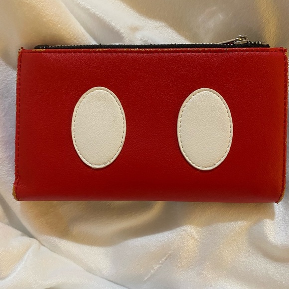 Loungefly | Bags | Loungefly Mickey Mouse Wallet Center Fold | Poshmark